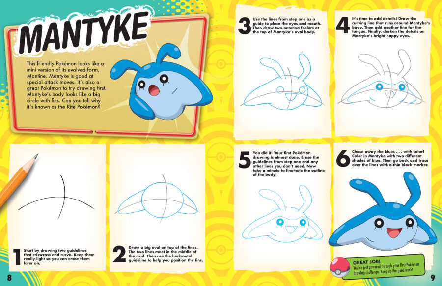 how to draw pokemon book