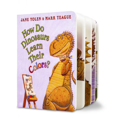 dinosaur learning colours