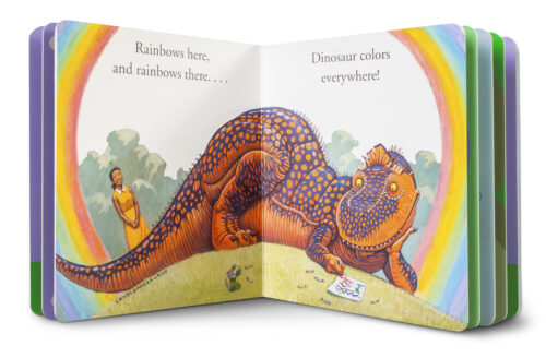 dinosaur learning colours