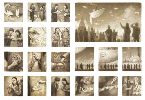 visual narrative the arrival