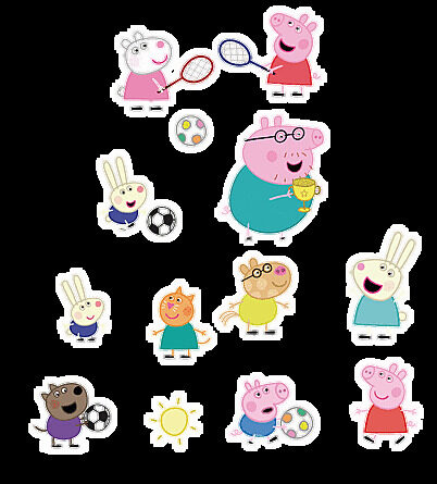 pigs playing soccer coloring pages