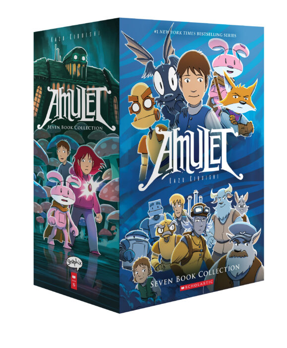 Amulet #1-7 Box Set by Kazu Kibuishi - Boxed Set - The Parent Store