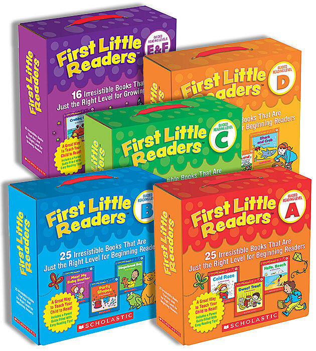 First Little Readers Guided Reading Pack (Levels A-F) by - Paperback ...