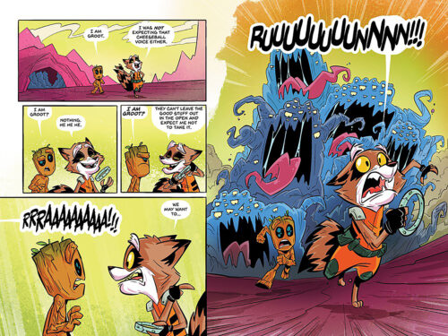 rocket and groot comic dub