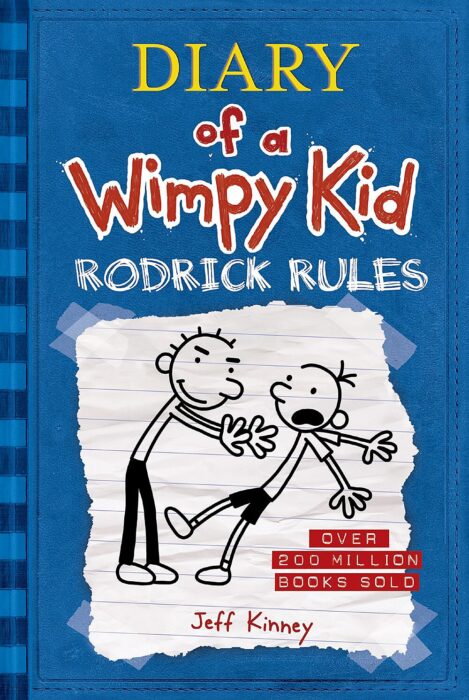 Diary of a Wimpy Kid #2: Rodrick Rules by Jeff Kinney - Hardcover Book ...