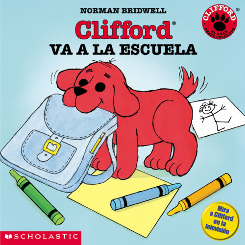 cliffords first school day coloring pages