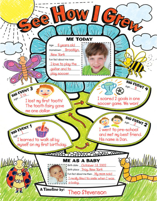 First Grade Timeline