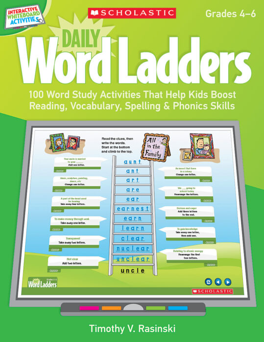 Interactive Whiteboard Activities: Daily Word Ladders Grades 4-6 by ...