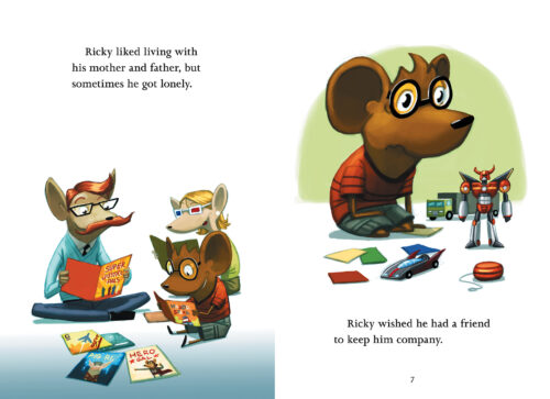 ricky ricotta's mighty robot coloring pages