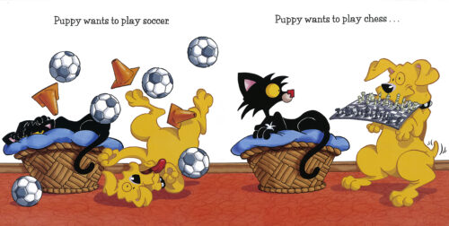 how to draw puppy from bad kitty