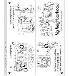 My Neighborhood: Sing-Along Mini-Book by