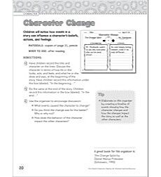 Character Change Graphic Organizer Graphic Organizer by