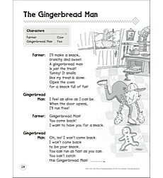 The Gingerbread Man: A Beginning Reader Play by
