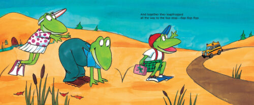 froggy goes to school coloring pages