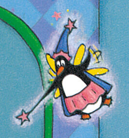 cinderella penguin coloring pages