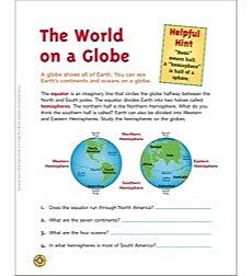 The World on a Globe: Grade 3 Map Skills by