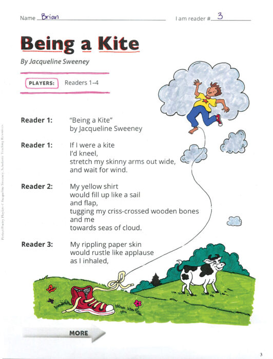 Being a Kite: Spring Poem and Playlet by
