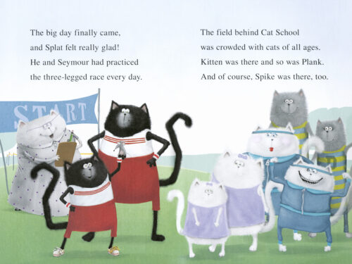 splat the cat with dad coloring pages