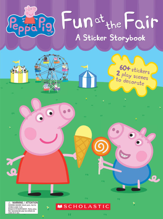 Peppa Pig: Fun at the Fair - A Sticker Storybook by Scholastic ...